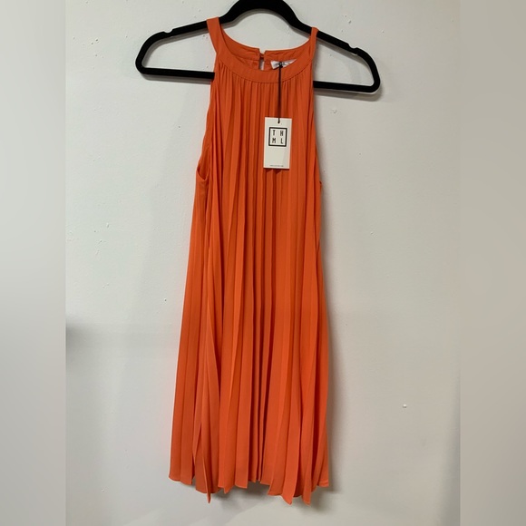 THML | Dresses | Thml Coral Accordion Halter Dress | Poshmark
